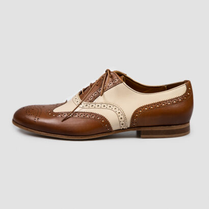 All Leather Wingtip Spectator Brogue Oxfords | Lindy hop dance shoes