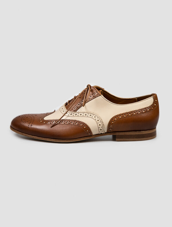 All Leather Wingtip Spectator Brogue Oxfords | Lindy hop dance shoes