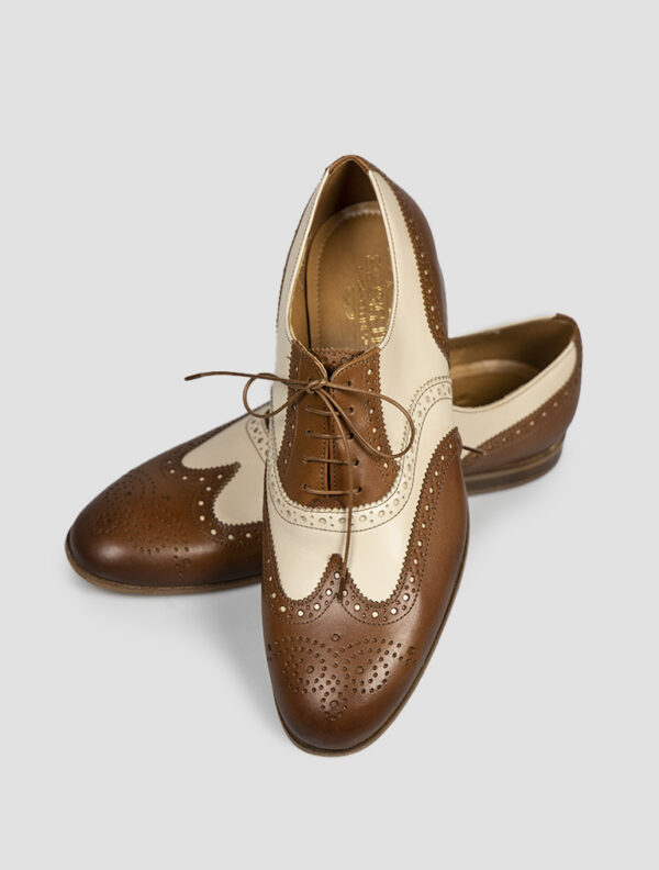 All Leather Wingtip Spectator Brogue Oxfords | Lindy hop dance shoes