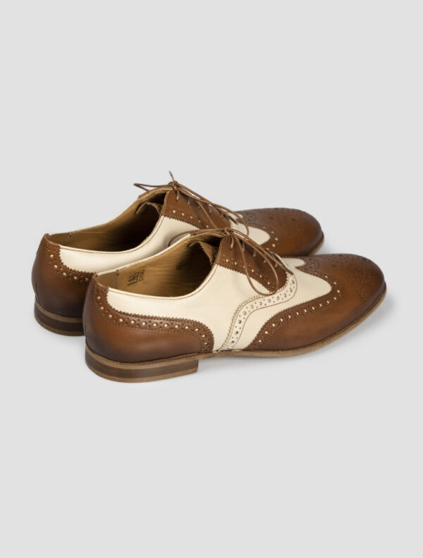 All Leather Wingtip Spectator Brogue Oxfords | Lindy hop dance shoes